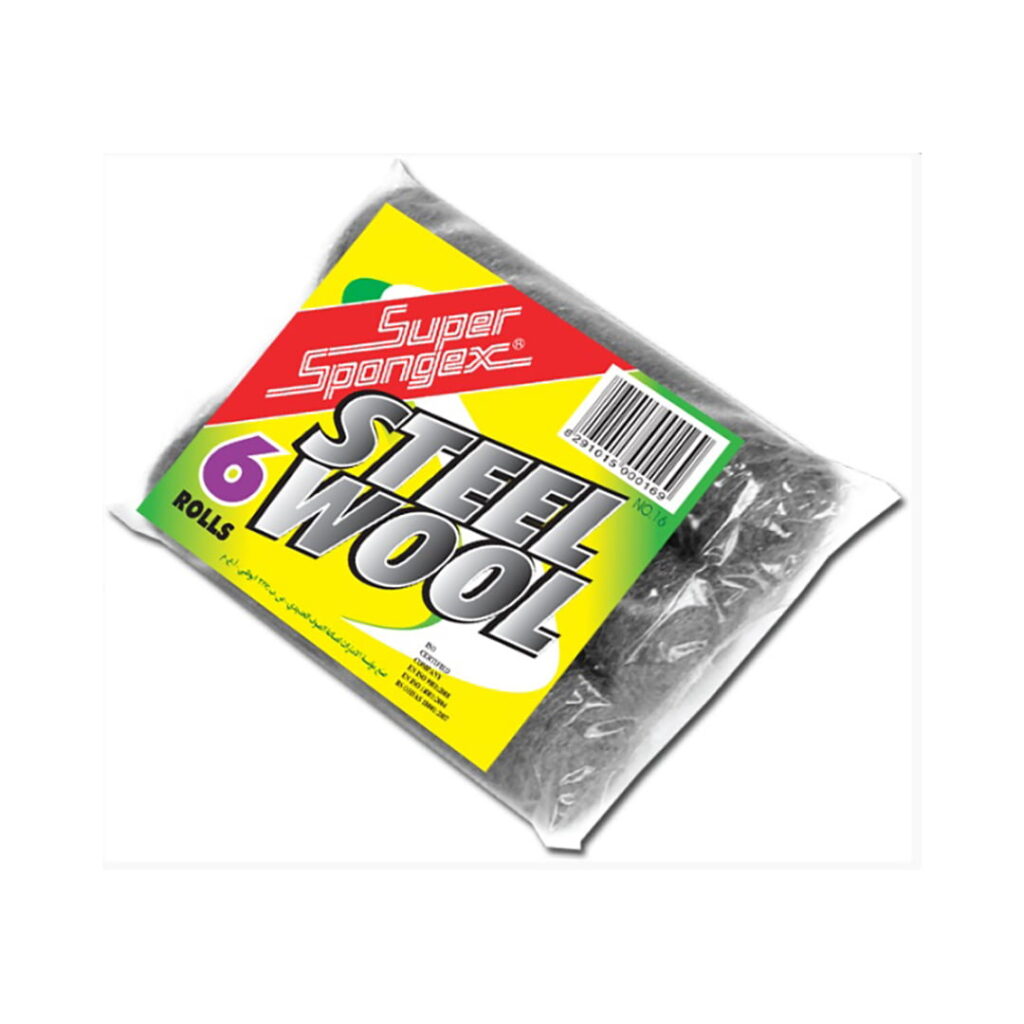 Steel Wool 6 Rolls #16 - Fortune Traders W.L.L.