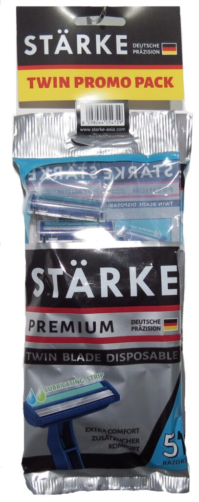 Starke Twin Blade Razor Disposable 2 X 5's (Promo) - Fortune Traders W.L.L.